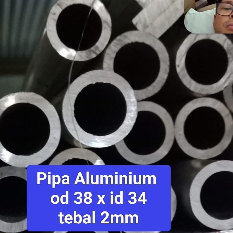 Jual Pipa Aluminium od 38 x id 34 x 150 (6063) | Shopee Indonesia