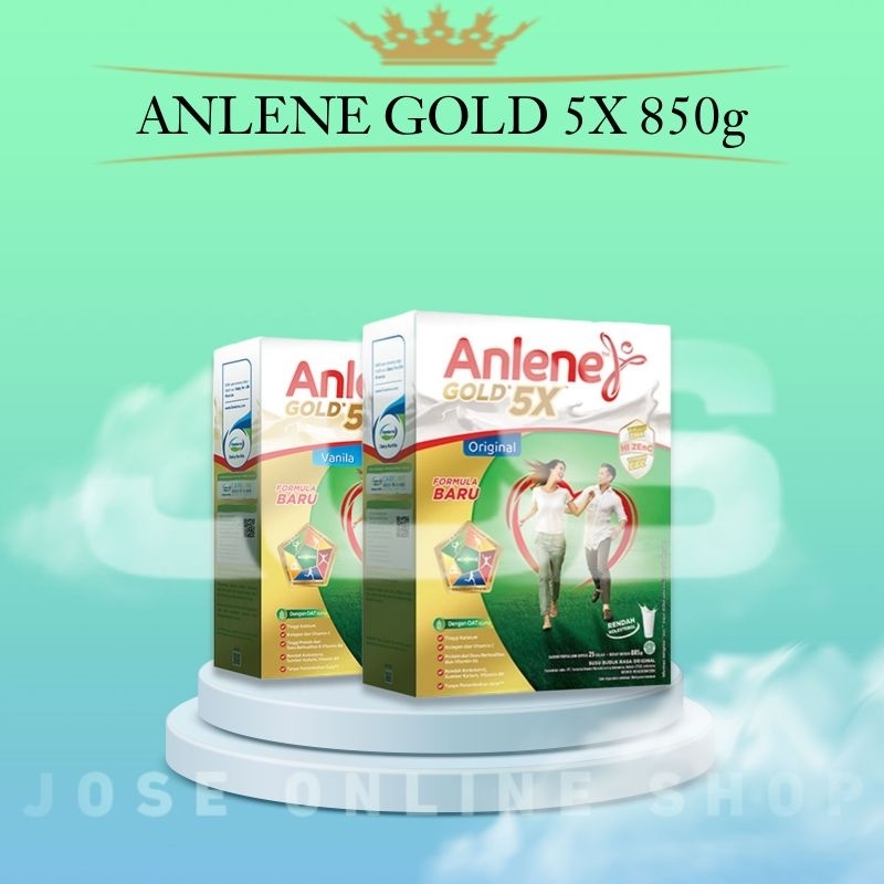 Jual Anlene GOLD 5X Original 850g, ANLENE GOLD 850G,ANLENE GOLD VANILA ...