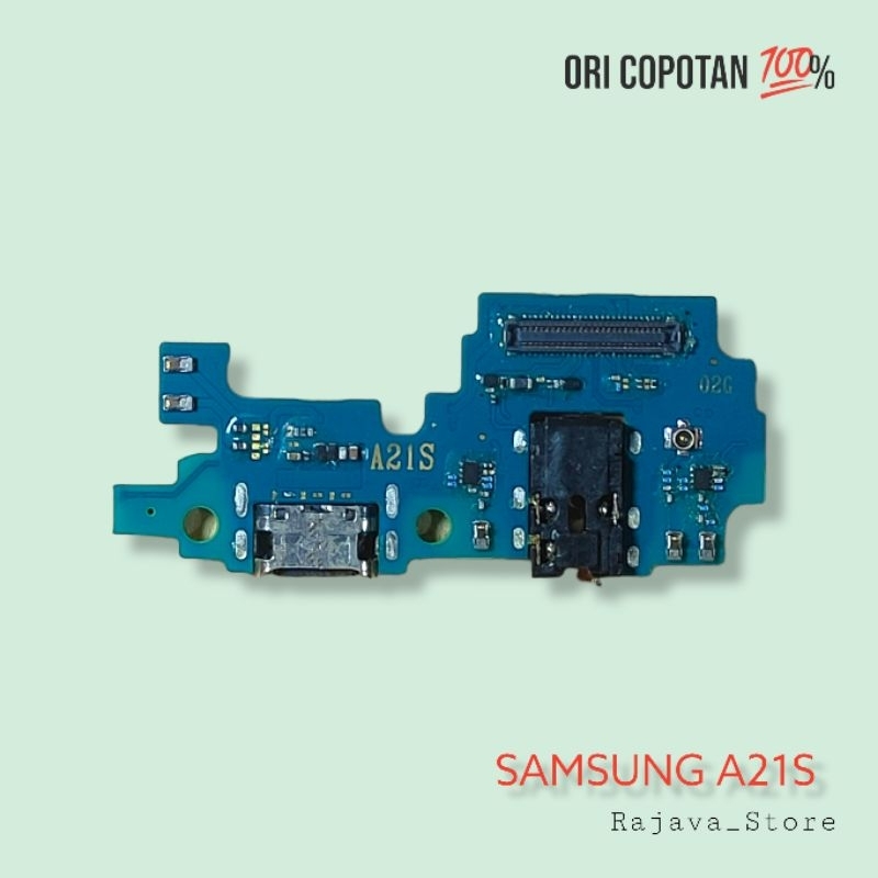 Jual Board papan konektor cas headset Samsung a21s ori original cabutan copotan asli garansi ...