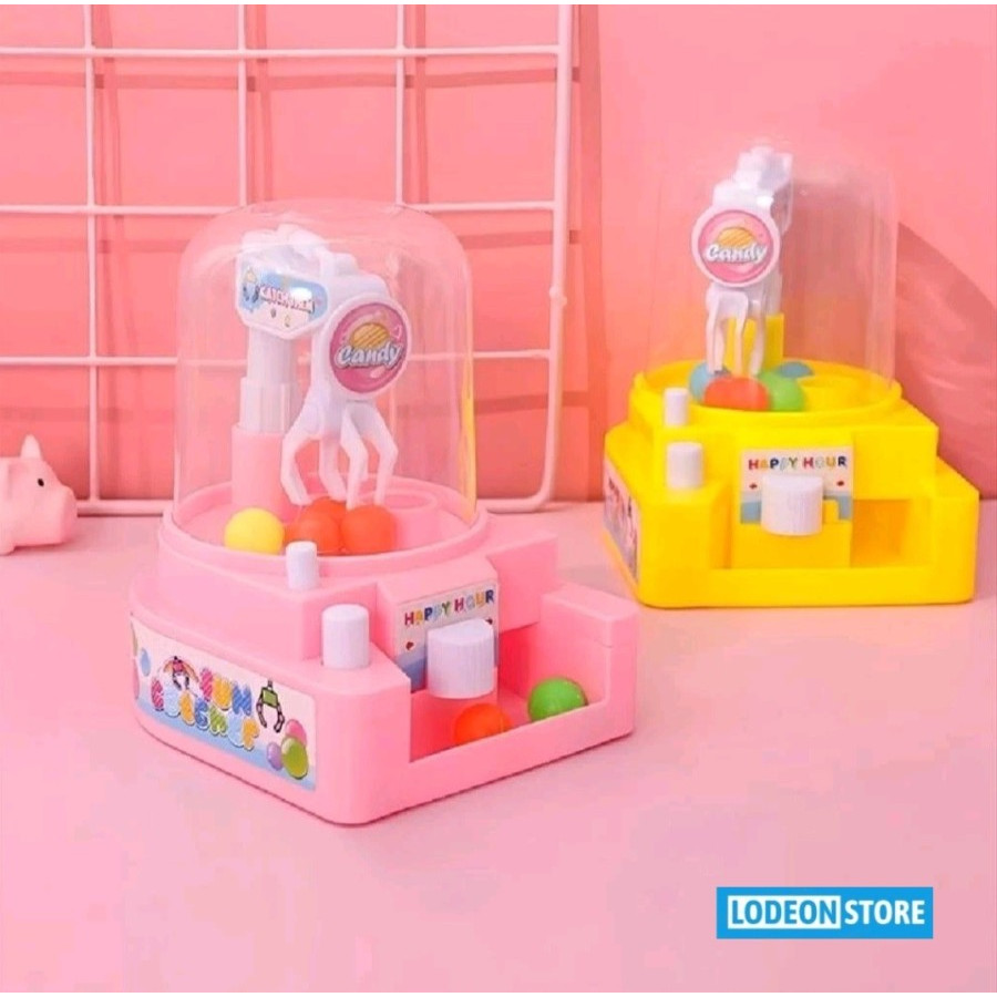 Jual Mainan Edukasi Anak Mesin Capit Bola Mini Claw Machine Fun Catcher ...