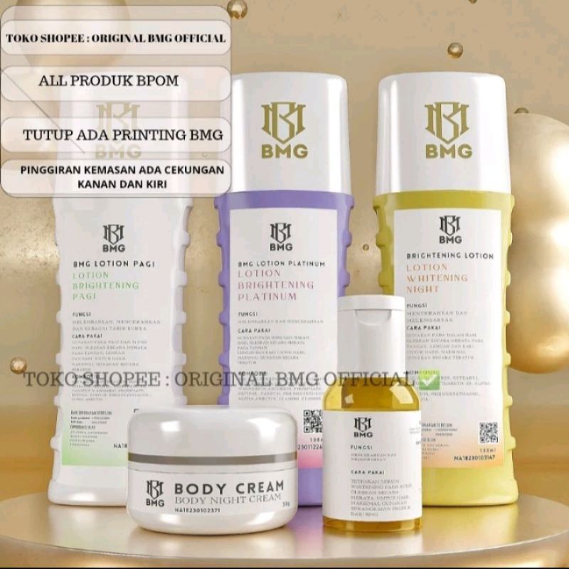 Jual BMG LOTION ORIGINAL, HB DOSTING BMG, BMG BODY LOTION | Shopee ...