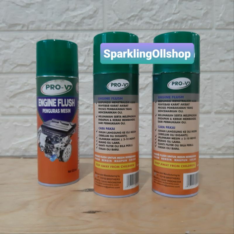 Jual Engine Flush / Cairan Pembersih Penguras Mesin PRO-V - 325ml | Shopee Indonesia