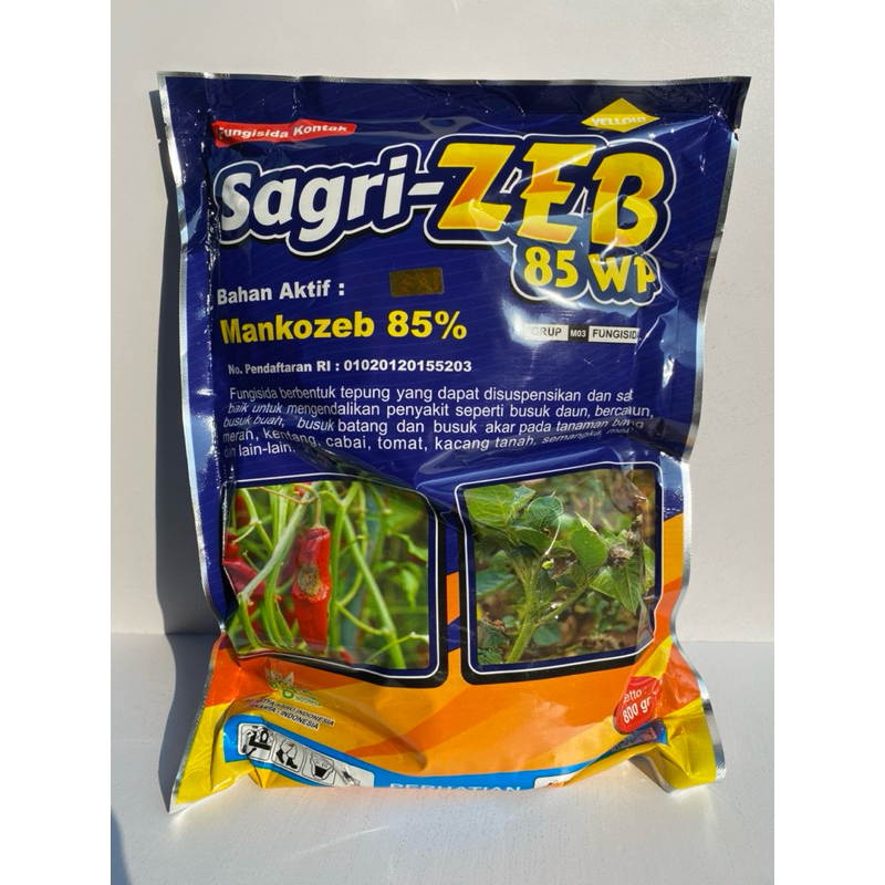 Jual FUNGISIDA SAGRI ZEB KUNING 85 WP | 800 GRAM | Shopee Indonesia