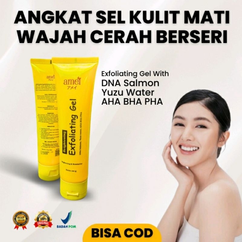 Jual (Original Produk) Amei Exfoliating Gel Mengangkat Sel Kulit Mati ...