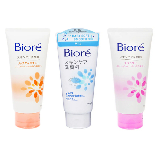Jual Biore Facial Foam - Mild Scrub Extra Moist 130g / Sabun Cuci Muka ...