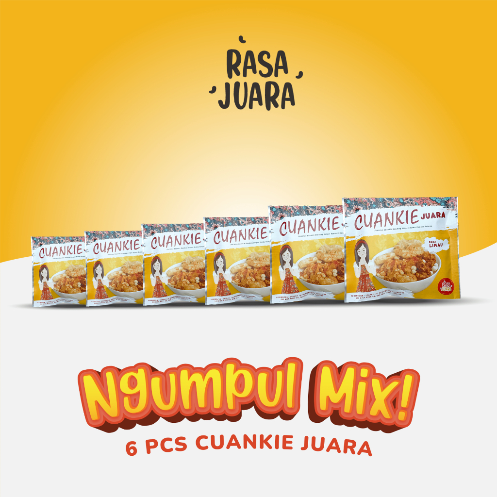 Jual Rasa Juara - Paket Ngumpul 6 Pcs Cuankie Juara | Shopee Indonesia