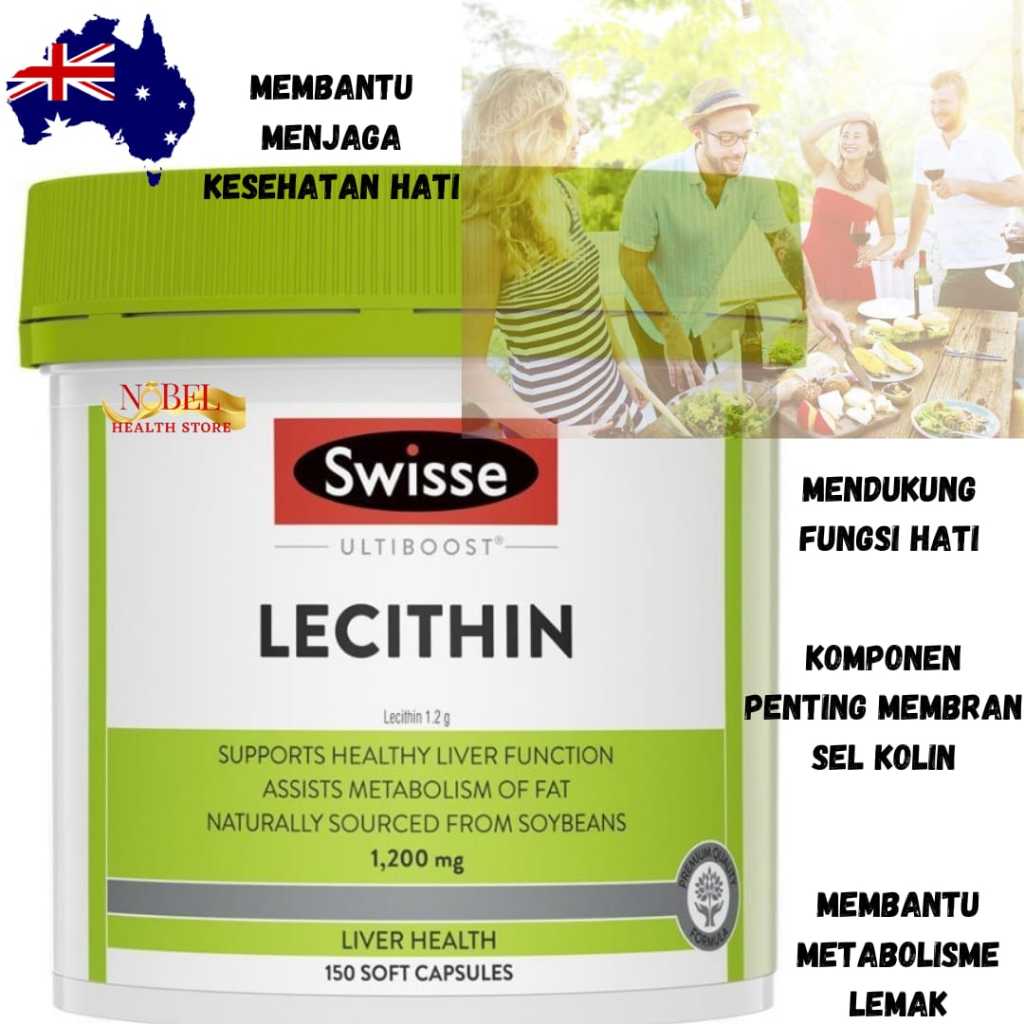 Jual Swisse Ultiboost Lecithin 1200mg 150 Caps | Shopee Indonesia