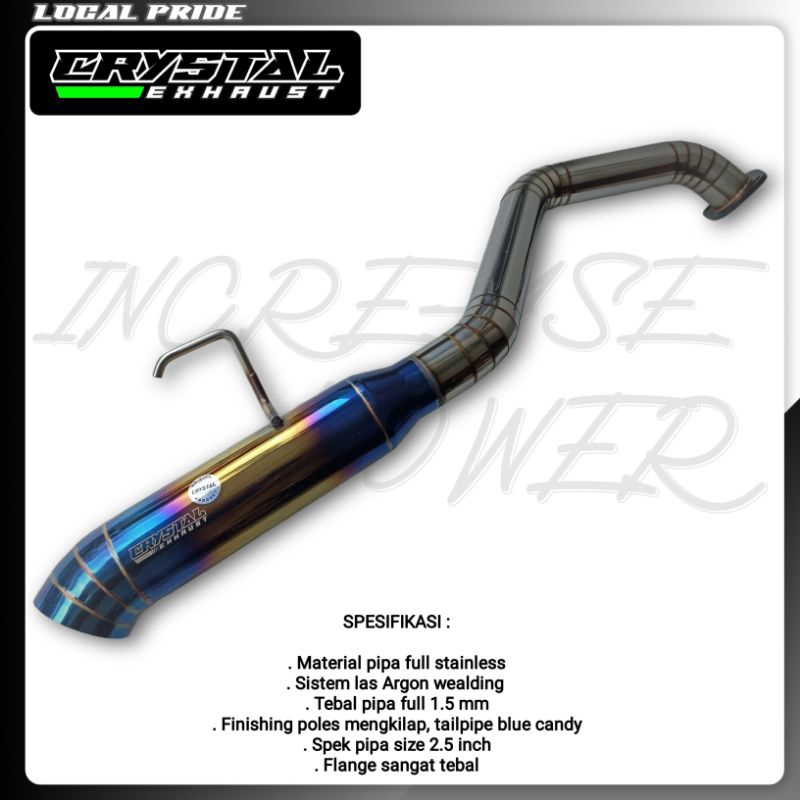 Jual KNALPOT INNOVA REBORN 2GD/ BOLT ON REBORN 2GD/ KNALPOT MOBIL ...