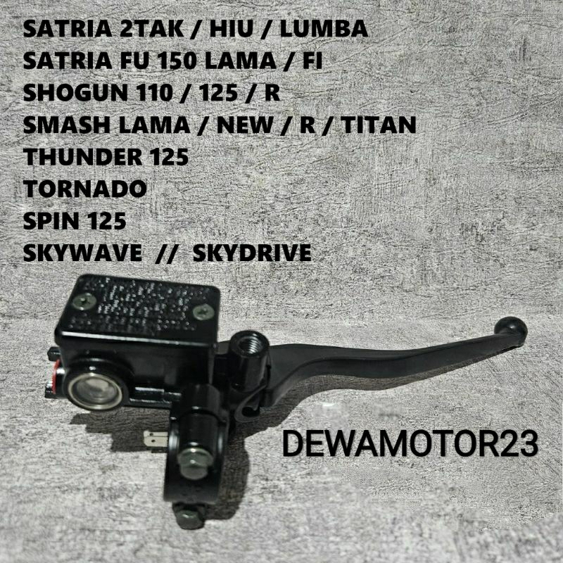 Jual Master Rem Atas Kanan Satria 120 Lama R 2tak Hiu Lumba Smash Lama ...