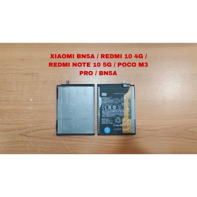 Jual BATERAI / BATRAI / BATRE / BATTERY XIAOMI BN5A / REDMI 10 4G ...