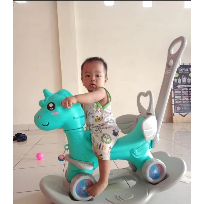 Jual SUPER JUMBO RIDE ON MUSIK KUDA KUDAAN DEER HORSE PANDA BEAR AYUN ...