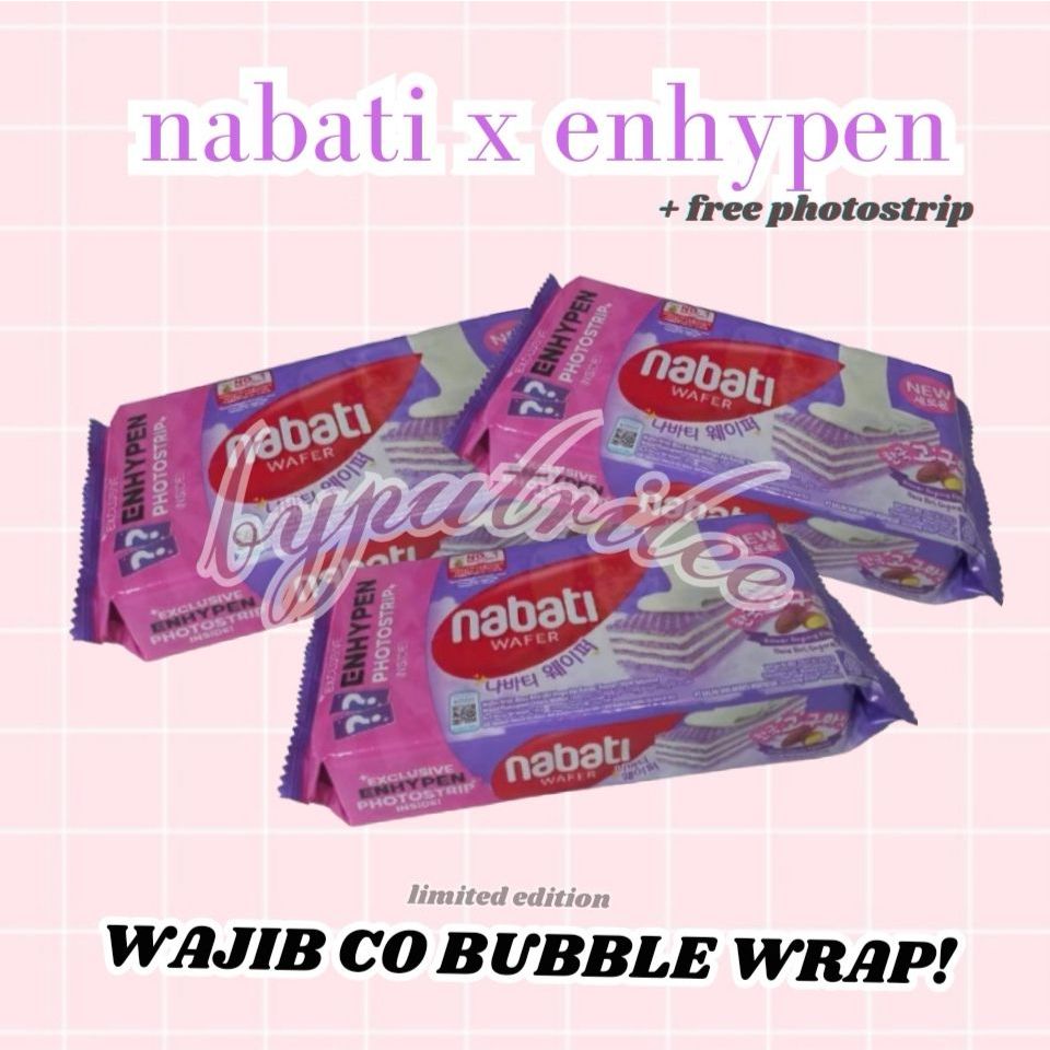 Jual [ READY ADA PHOTOSTRIP ] Nabati Wafer Goguma Nabati x Enhypen ...