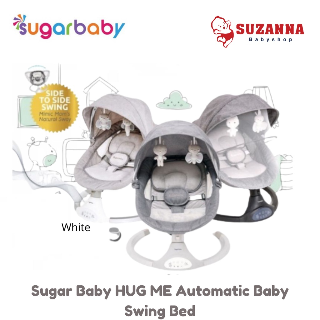 Jual Sugar Baby HUG ME Automatic Baby Swing Bed | Shopee Indonesia