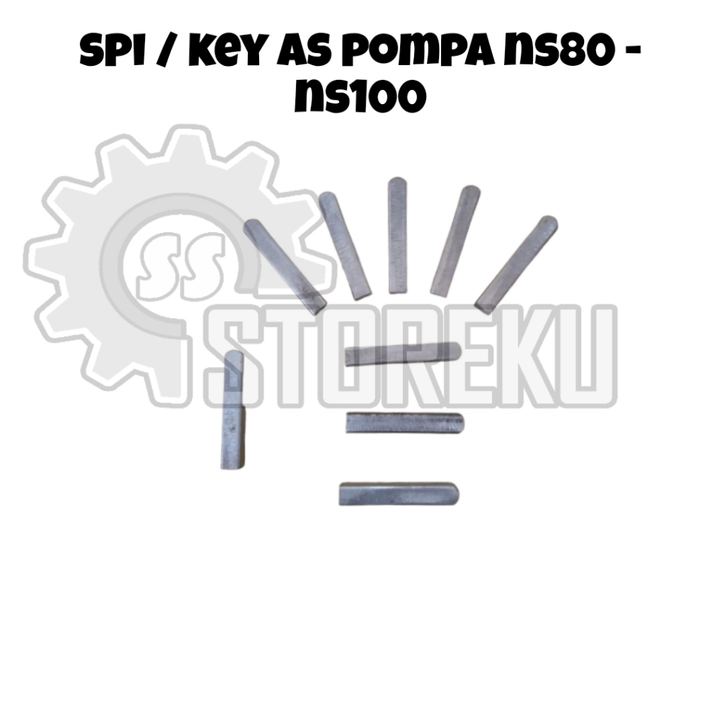 Jual Spi key pin ns80 ns100 / GX160 gx200 gx390 key spi crankshaft ...