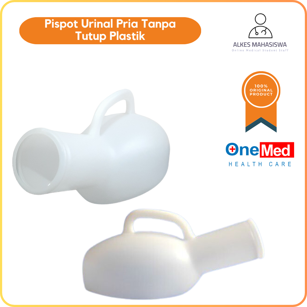 Jual ONEMED Pispot Pria Urinal Pispot Urinal Cowok Plastik Tanpa Tutup ...
