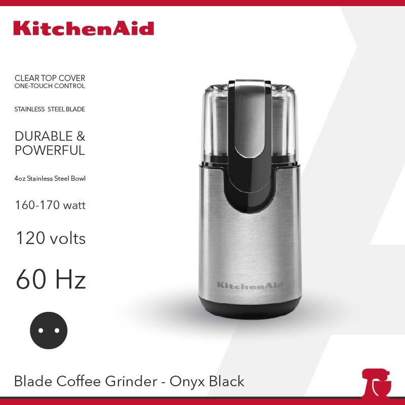 Jual KitchenAid Coffee & Spice Grinder Onyx Black - 5KCG111WOB | Shopee ...
