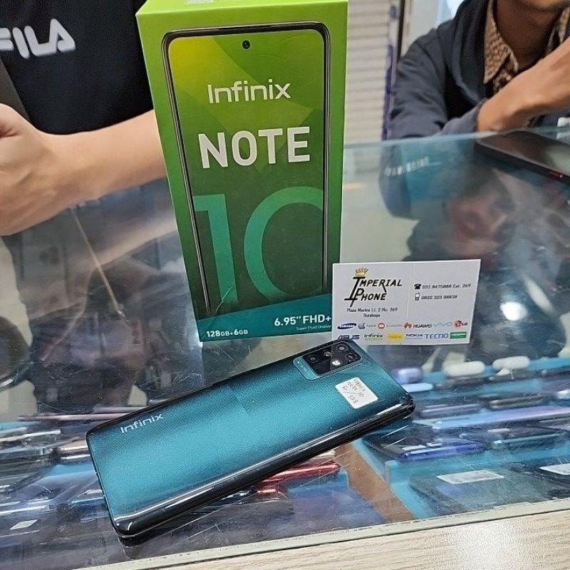 Jual infinix note 10 6/128 resmi second | Shopee Indonesia