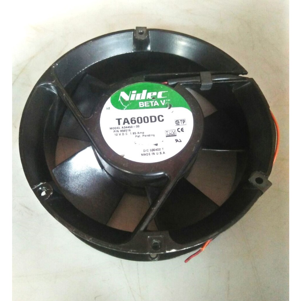 Jual Fan Dc NIDEC TA600DC 12vdc 1.85A Diameter 17cm | Shopee Indonesia