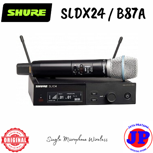 Jual Mic Shure SLXD24/BETA87A Digital Wireless Microphone System Original | Shopee Indonesia