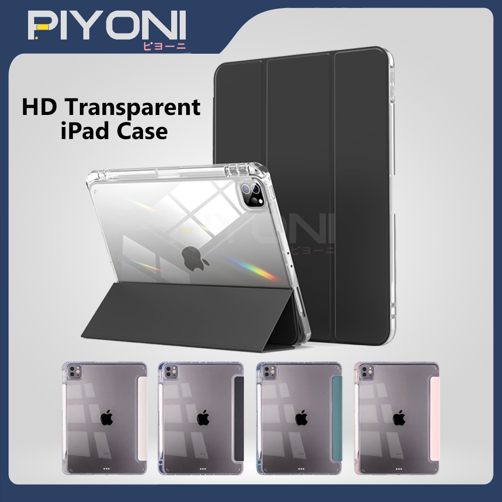 Jual Piyon HD Transparent Acrylic iPad Case+Stickers Casing iPad,Case ipad 7 8 9 10.2 Mini 6 8.3 ...