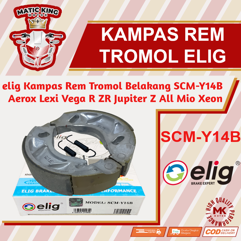 Jual Kampas Rem Tromol Belakang Yamaha Mio Sporty Smile J M3 Fino Aerox ...