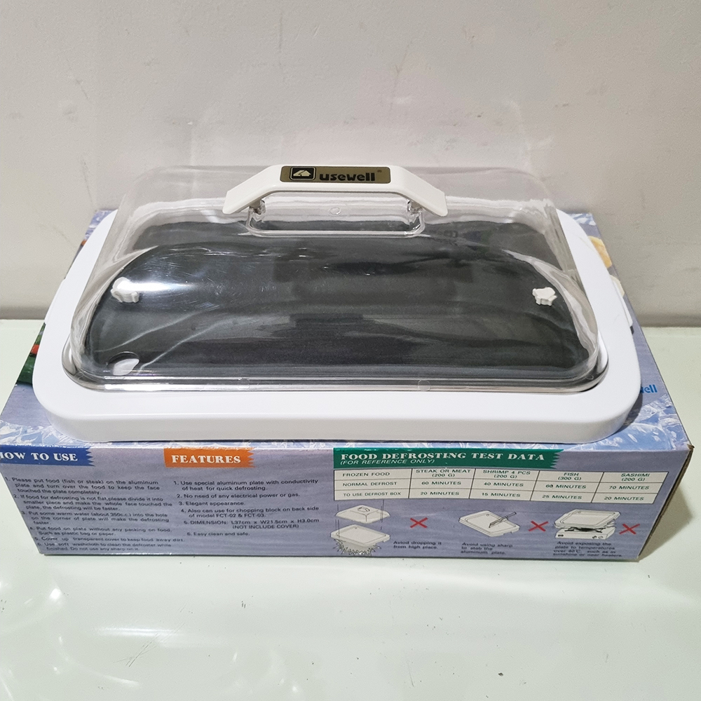 Jual INSTANT DEFROSTER & CHOPPING BLOCK TRAY MEREK USEWELL | Shopee ...