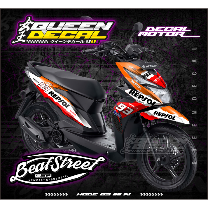 Jual Decal Stiker Beat Street ESP Full Body - Decal Full Body Beat ...