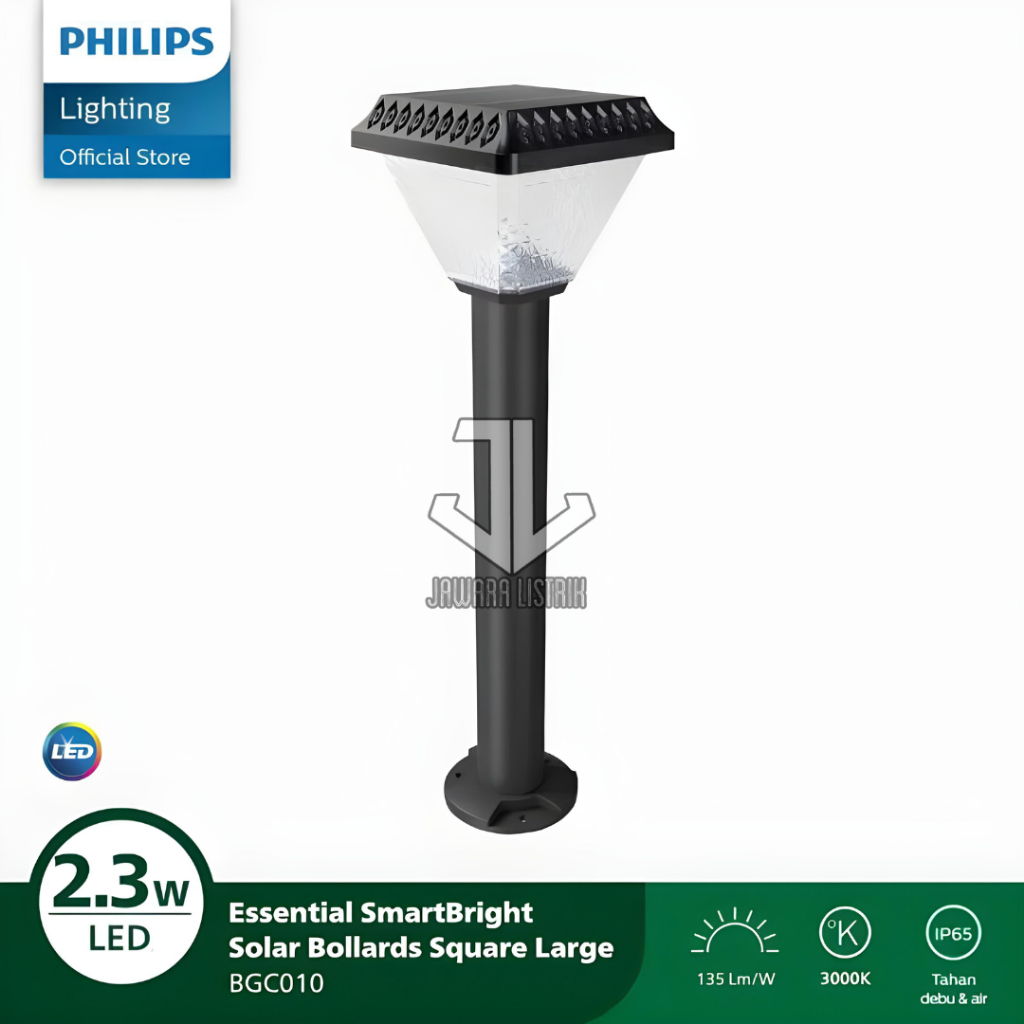 Jual PHILIPS BGC010 LED3/730 SL LAMPU TAMAN SMARTBRIGHT SOLAR KOTAK ...