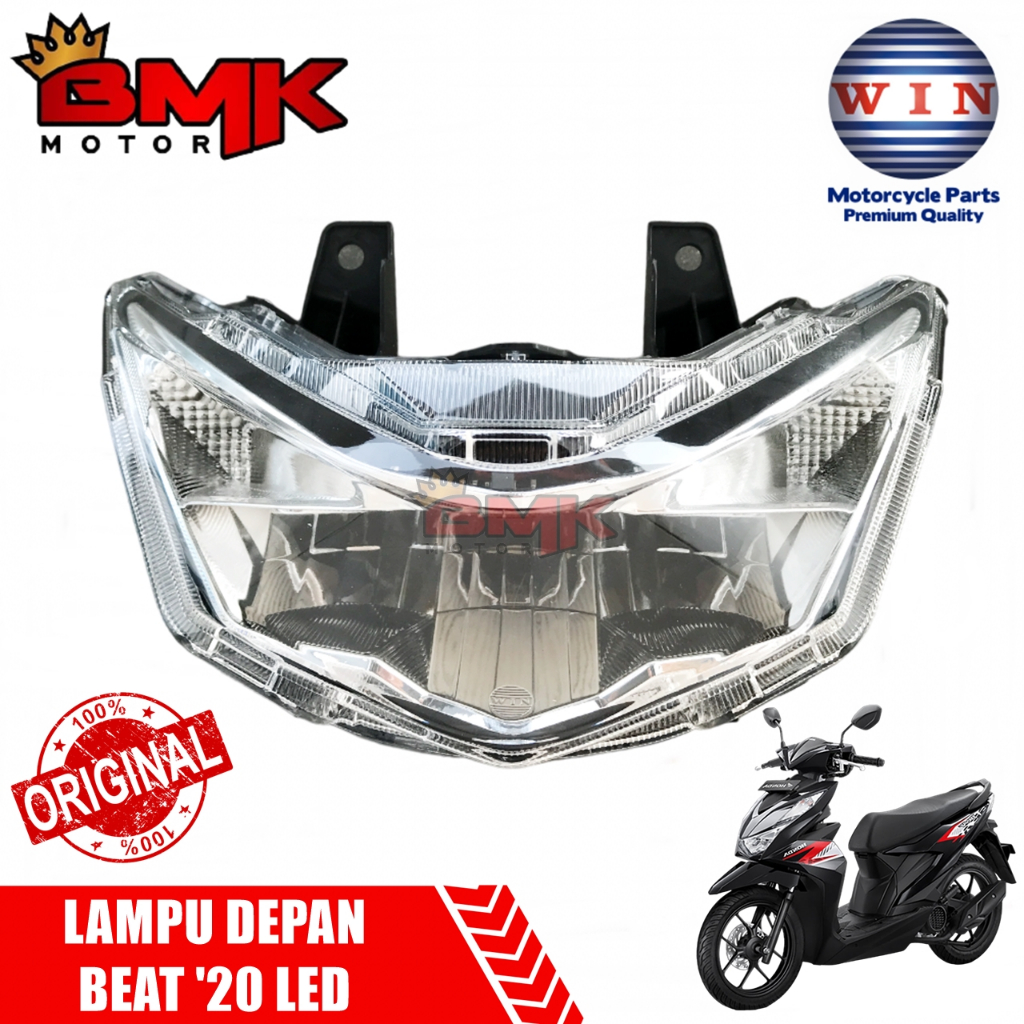 Jual Win Lampu Depan Reflektor Headlamp Beat Esp New Street Deluxe 2020 ...