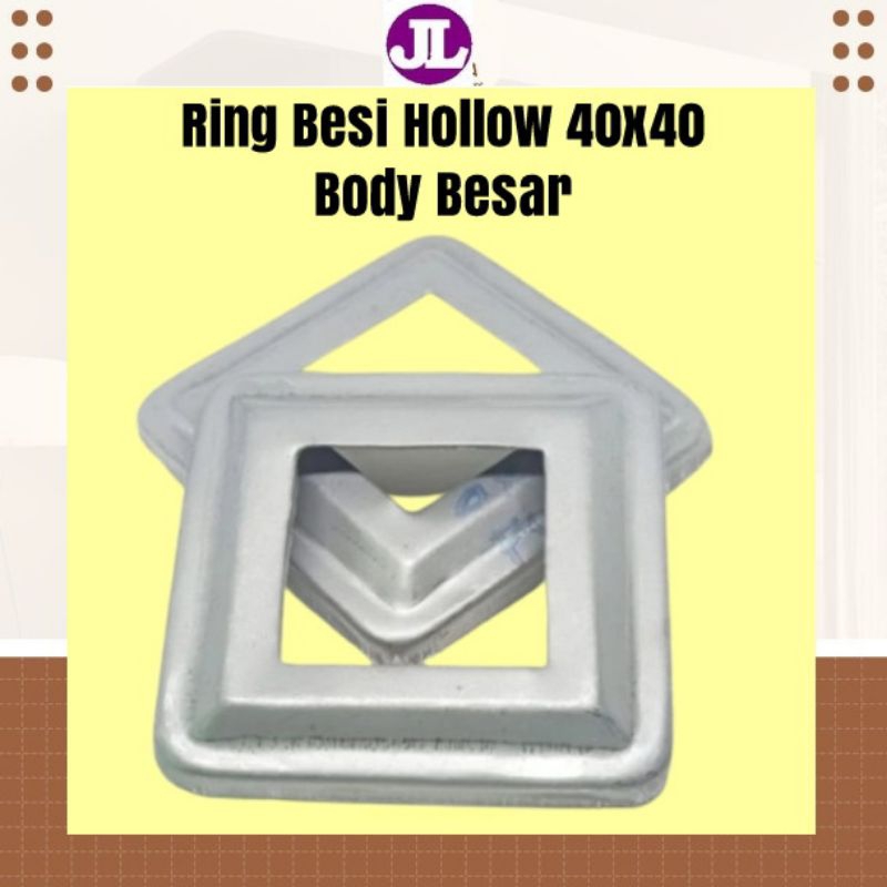 Jual Ring Hollow 40 x 40 mm Full Body Besar Tapak Hollow 40 x 40 mm ...