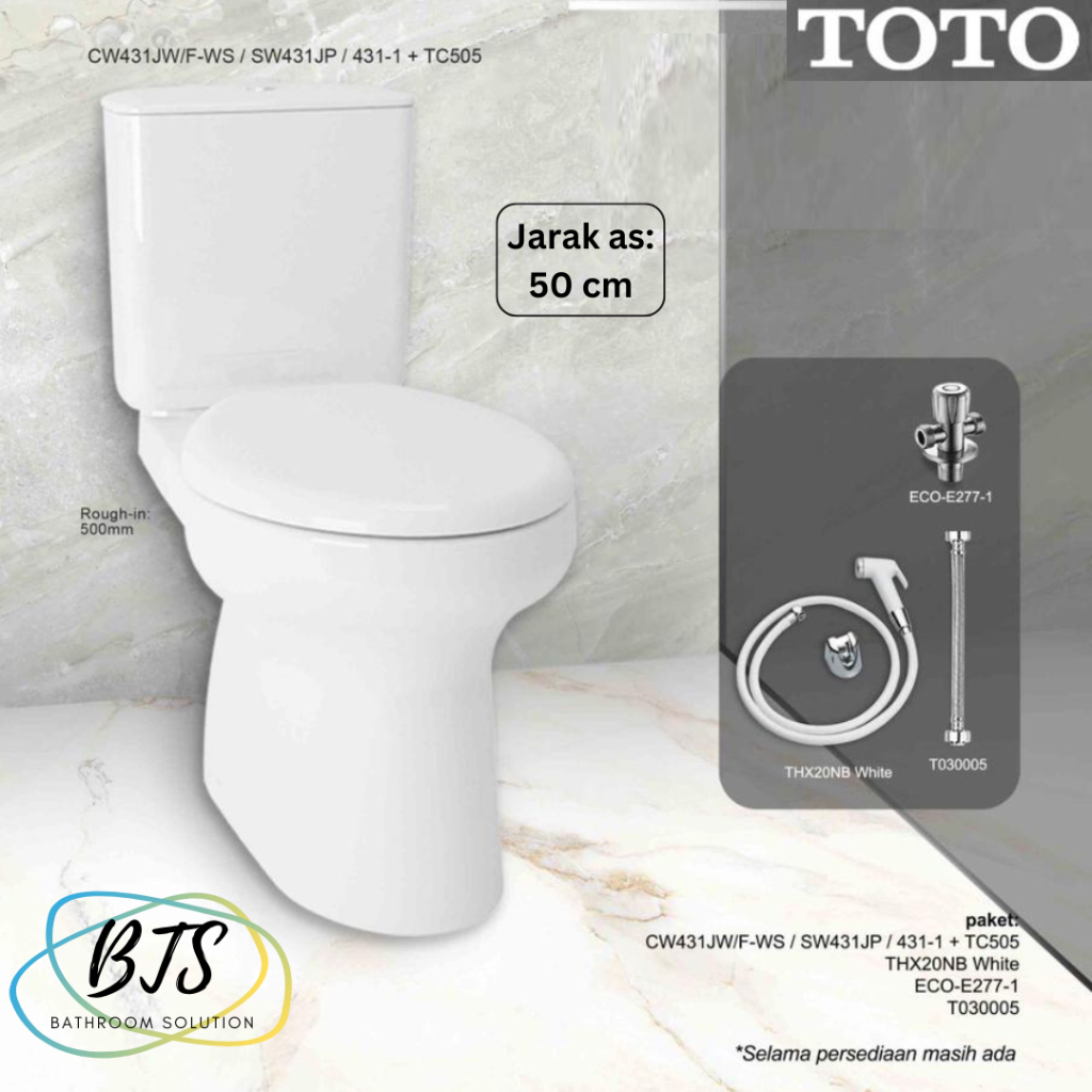Jual Kloset duduk toto CW431J / CW 431 J / CW 431J / THX20NBW / THX 20 ...