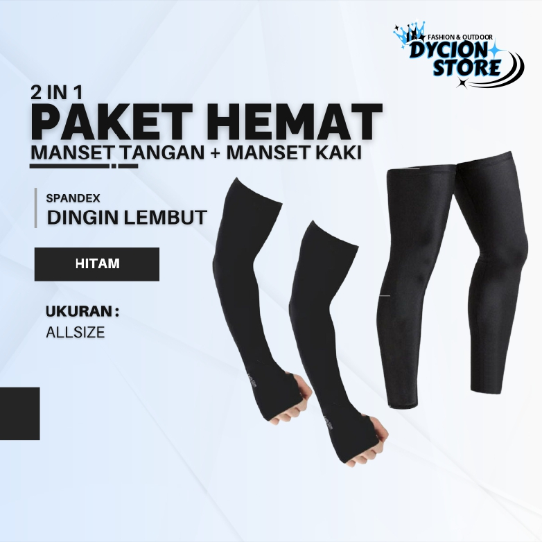 Jual Manset 2 IN 1 Manset Tangan Manset Kaki Dewasa Pria Wanita Unisex ...