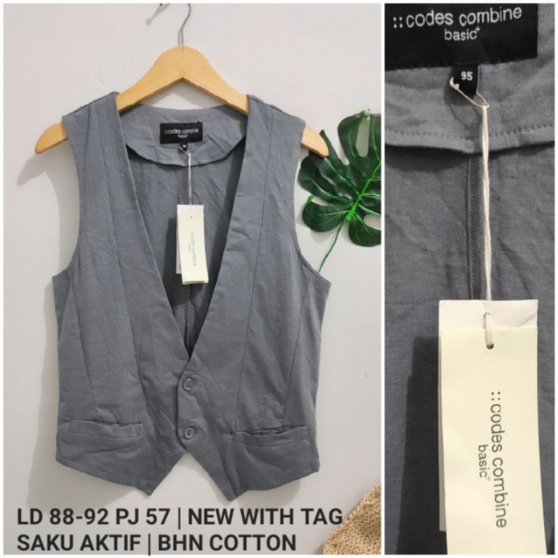 Jual Vest Blazer / Rompi Blazer / Vest Fashion | Shopee Indonesia