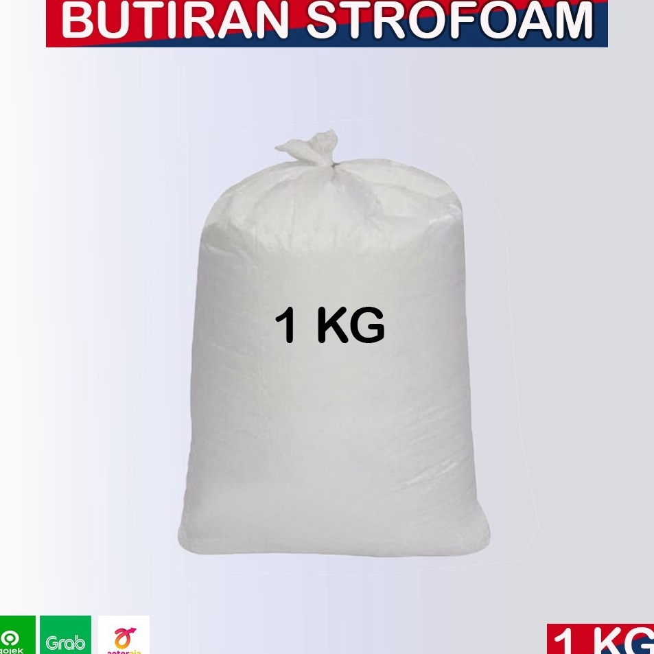 Jual Tren Baru Butiran Styrofoam Styrofoam Butiran 1Kg Isi Bean Bag ...