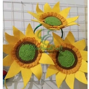 Jual BANDO FLANEL BUNGA MATAHARI LILY MELATI SAKURA | Shopee Indonesia