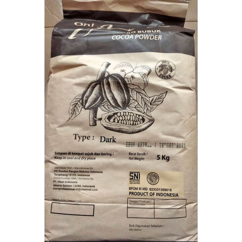 Jual Bubuk coklat Oh!Java Cocoa Powder DARK kemasan 5kg | Shopee Indonesia