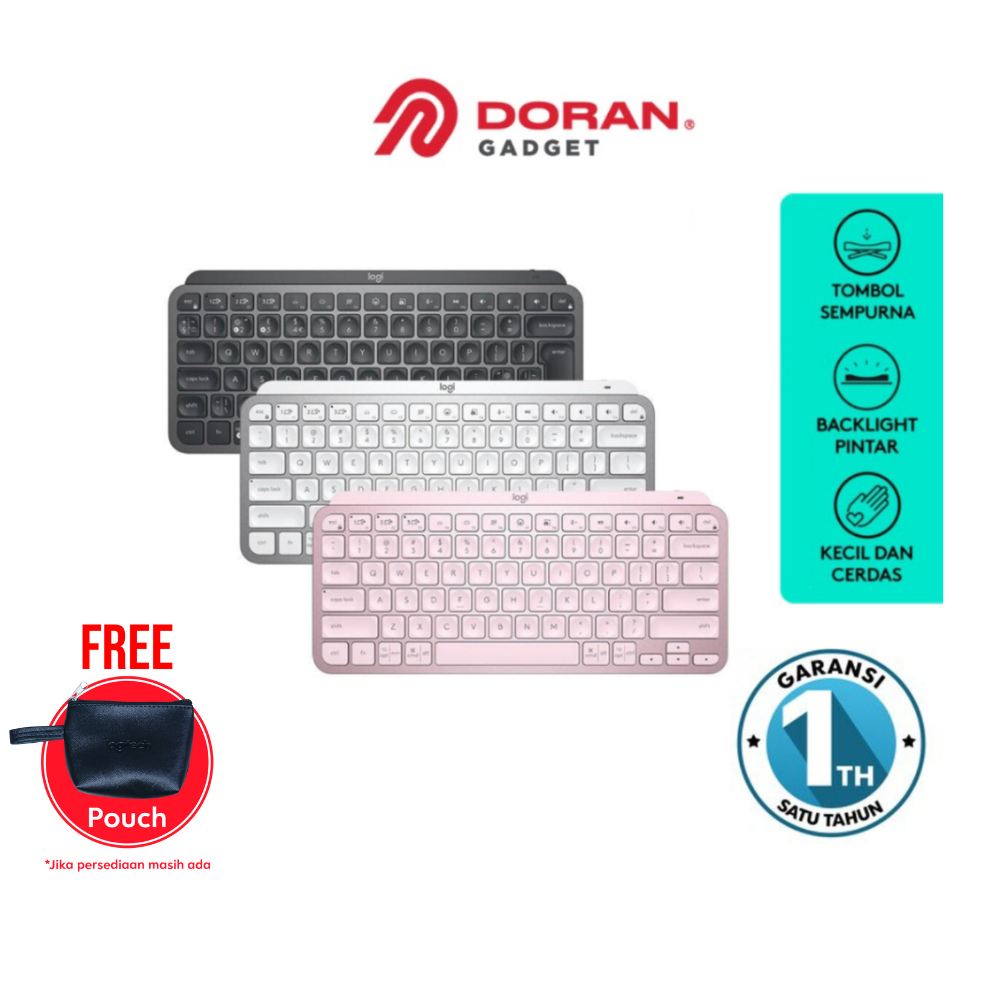 Jual Logitech MX Keys Mini Keyboard Wireless Bluetooth Backlit | Keyboard Logitech Original ...