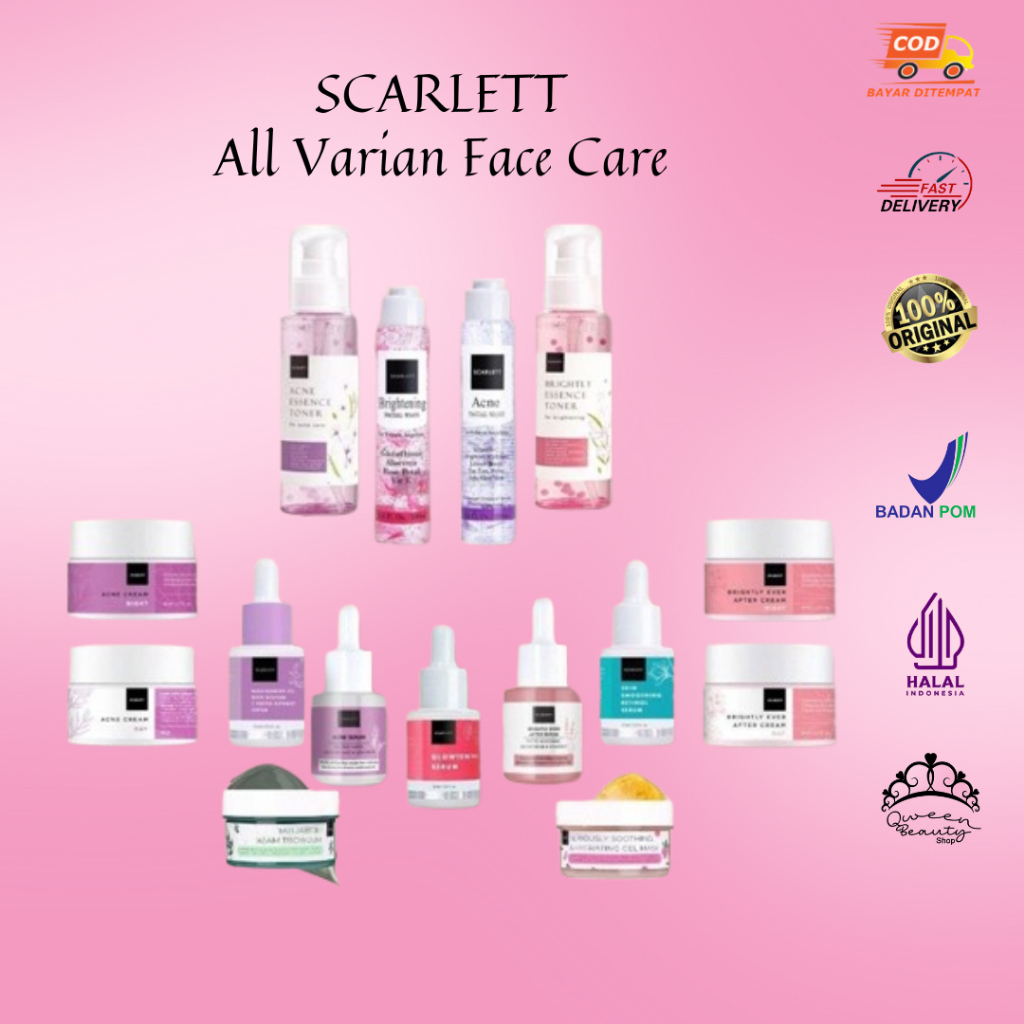 Jual SCARLETT All Varian Face Care | Shopee Indonesia