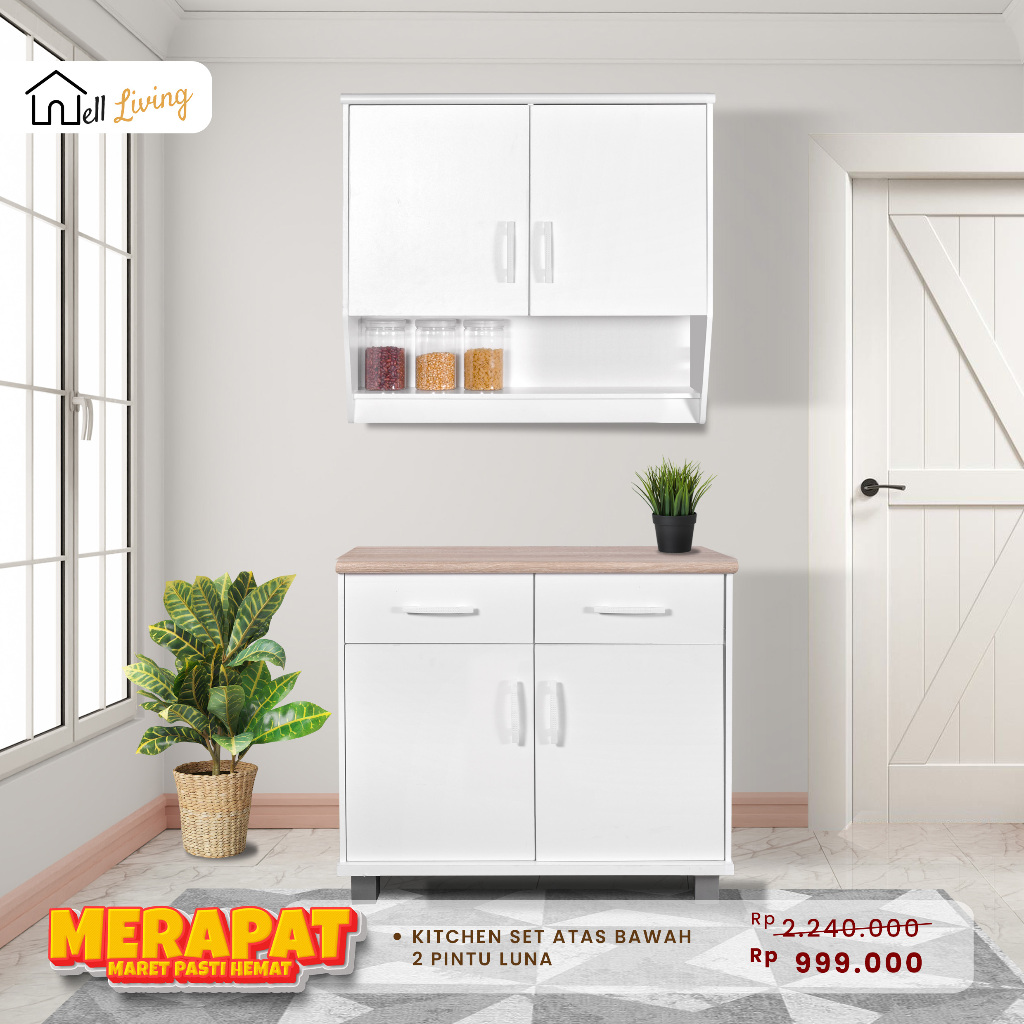 Jual Well Living - KITCHEN SET 2 & 3 PINTU |KITCHEN SET MINIMALIS ...