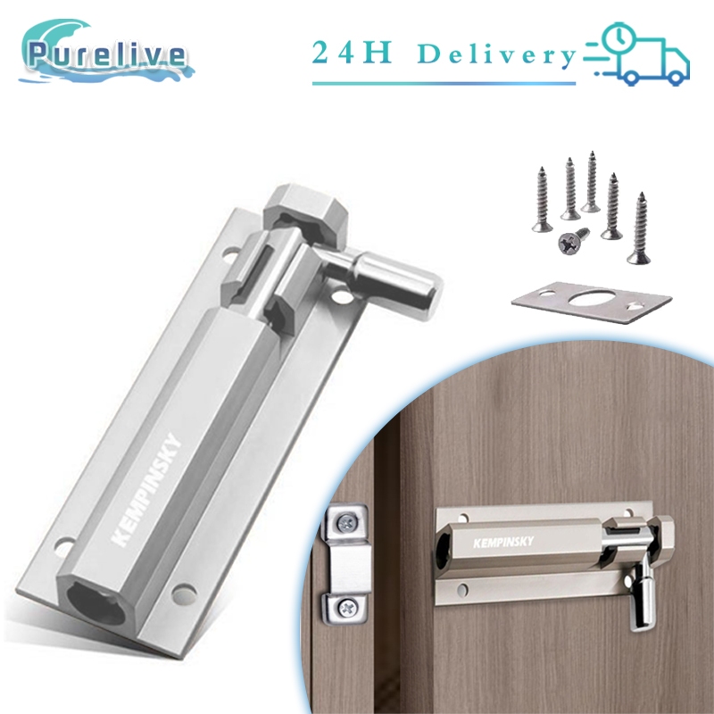 Jual 3Inch Grendel Bulat Nicole Grendel Slot Pintu Selot Jendela Kunci ...