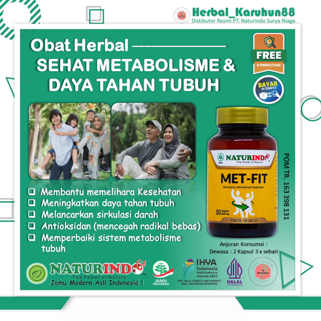 Jual Obat Herbal Sehat Metabolisme Menjaga Daya Tahan Tubuh Bugar Dan ...