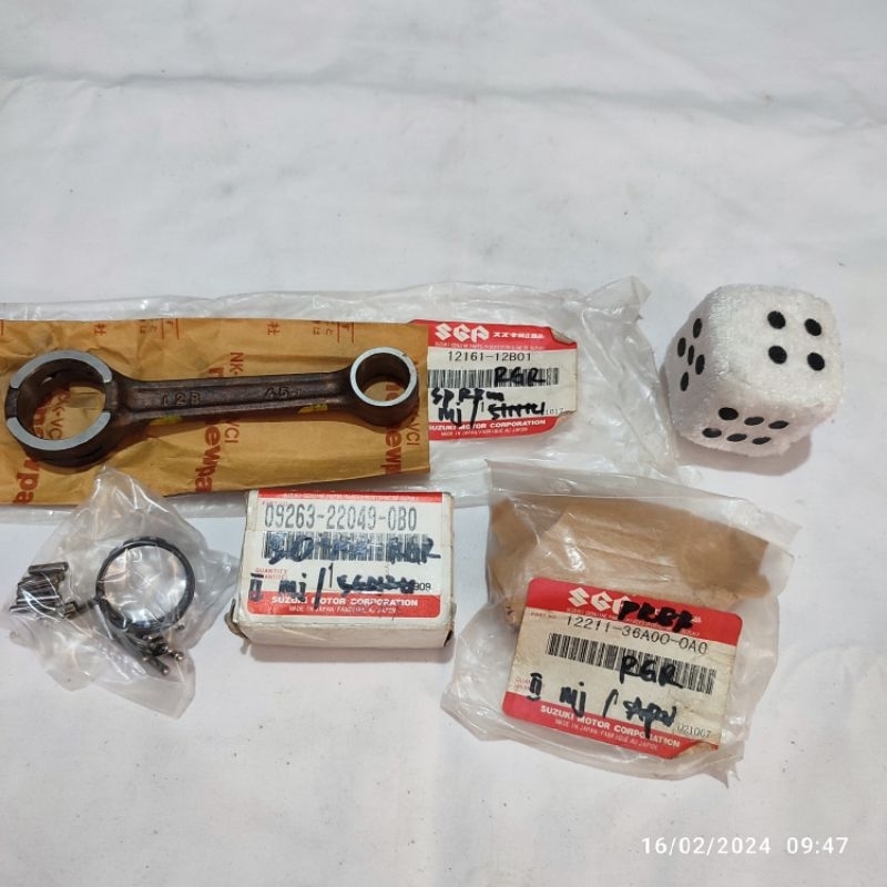 Jual Stang conrod seher piston suzuki rgr 150 original nos sgp japan ...