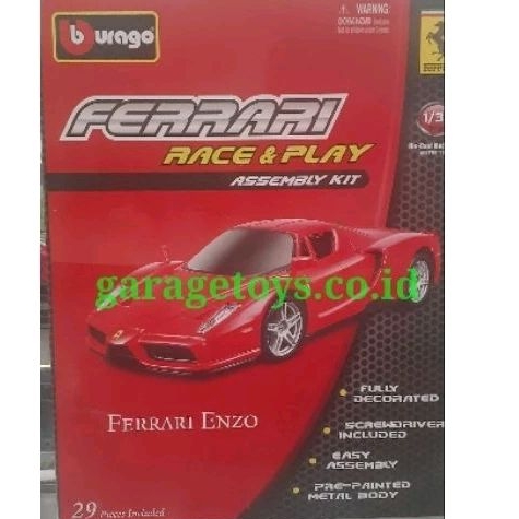 Jual Bburago 1:32 Diecast Ferrari Enzo Ferrari Model Kit | Shopee Indonesia