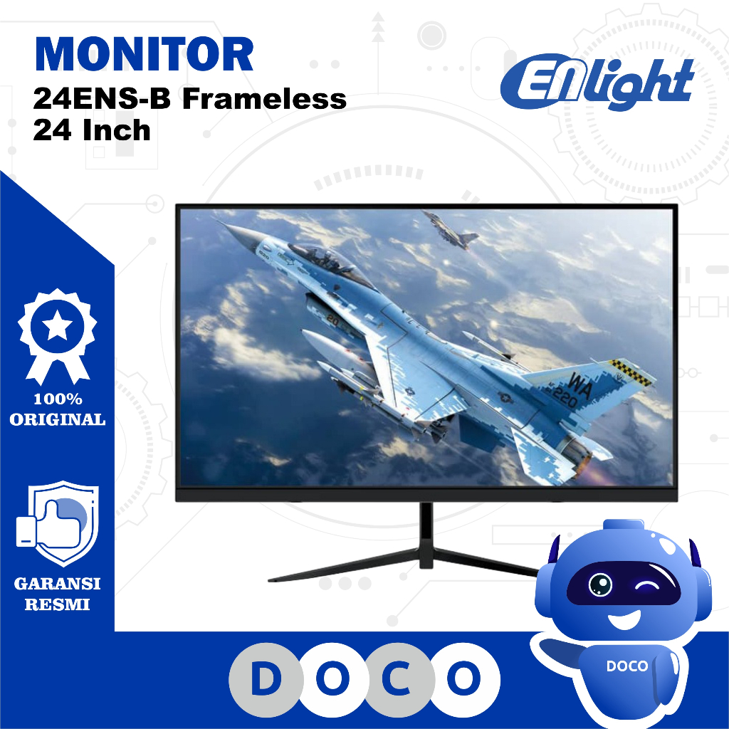 Jual Enlight Monitor LED 24ESI-B Frameless 24 Inch 24" | Shopee Indonesia