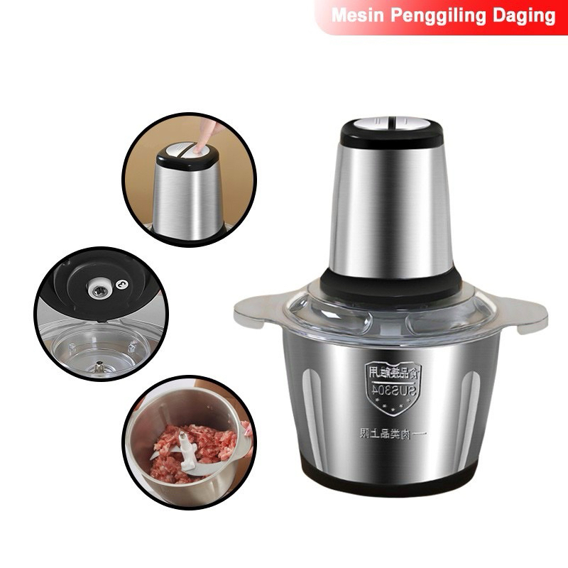 Jual Chopper Blender daging penggiling Meat Blender Elektrik Stainless Steel Chopper Grinder/VS ...