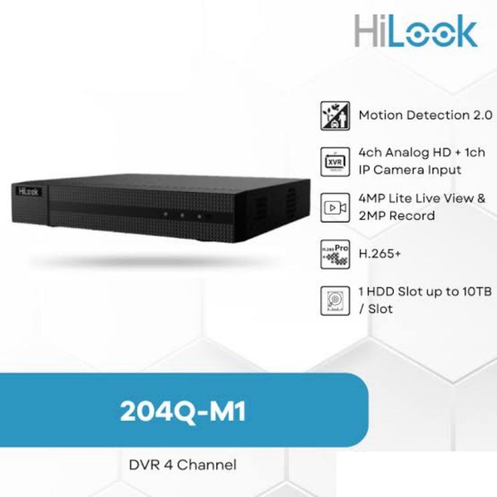 Jual DVR HILOOK TURBO HD DVR DVR-204G-M1 HILOOK 2MP 4CH / 4 CHANNEL | Shopee Indonesia