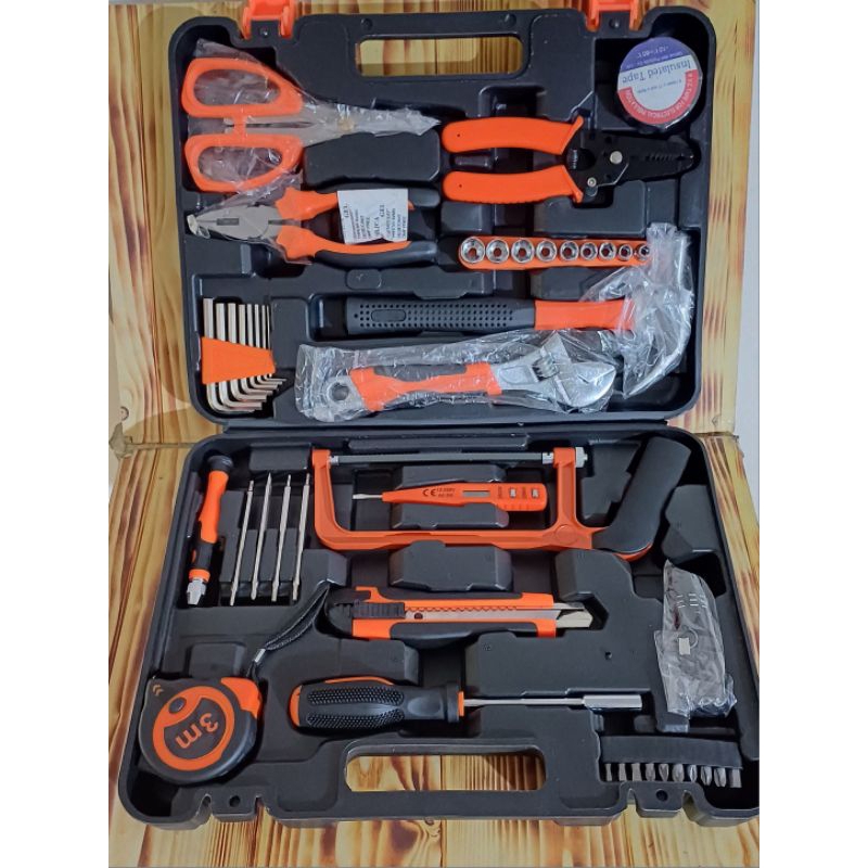 Jual TOOL KIT SET TOOLKIT TOOLBOX 1 SET ALAT BENGKEL 44 PCS | Shopee ...