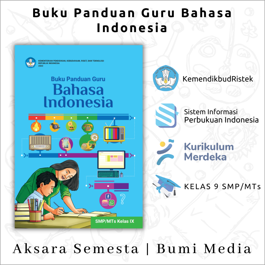 Jual Buku Panduan Guru BAHASA INDONESIA SMP MTS Kelas IX 9 Kurikulum Merdeka Kementrian ...
