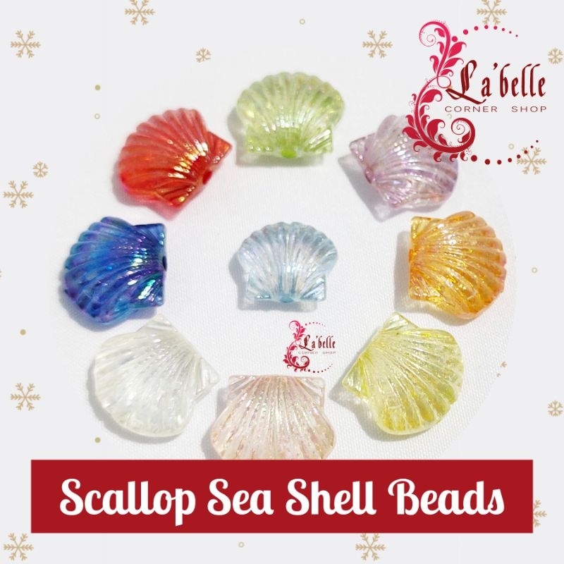 Jual Scallop Sea Shell Beads | Shopee Indonesia