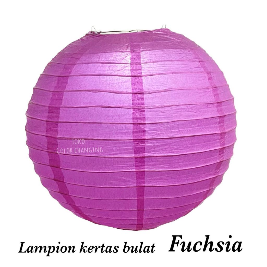Jual Lampion Gantung Kertas Bulat 35 cm | Shopee Indonesia